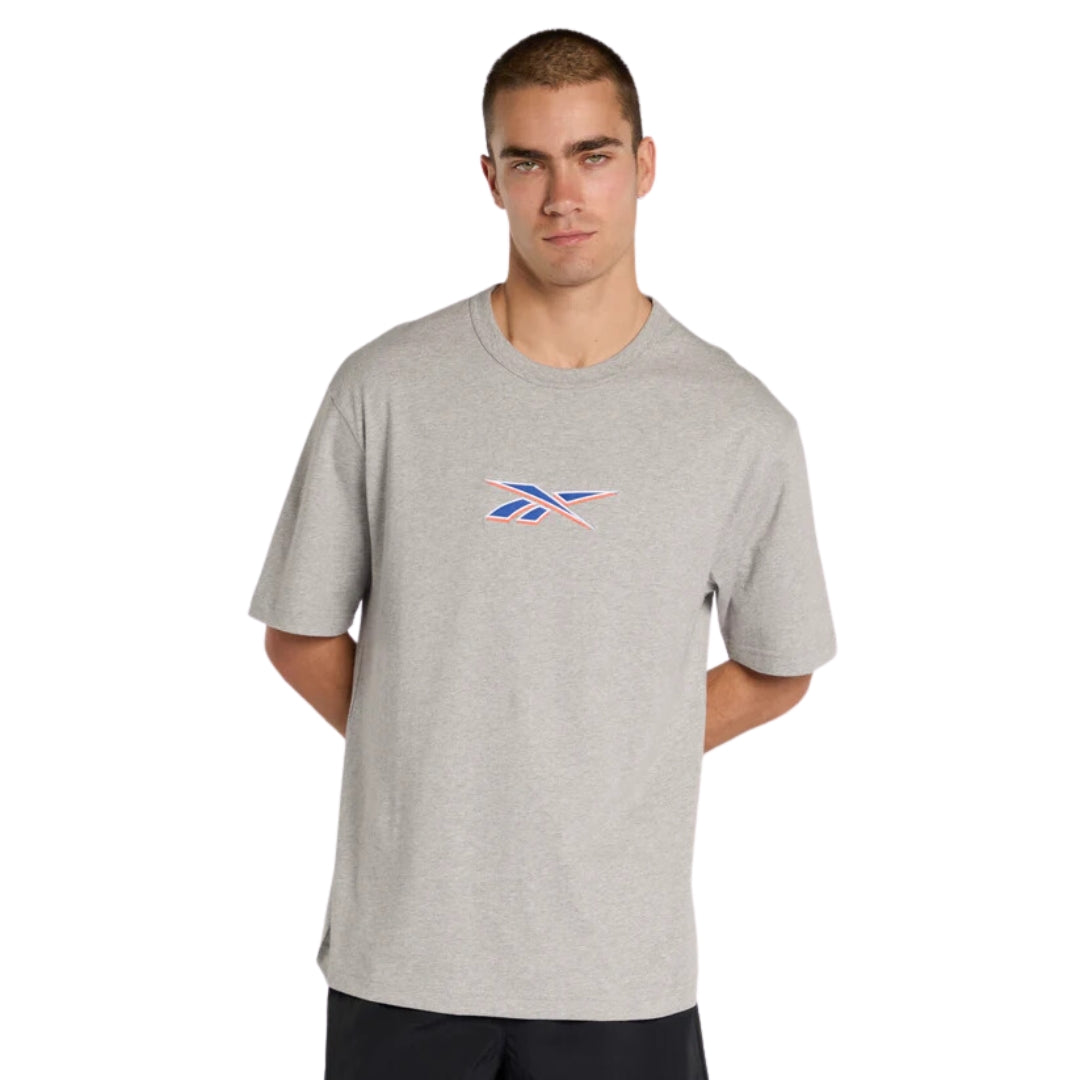 Reebok Men Classics Uniform Back Label T-Shirt - Grey