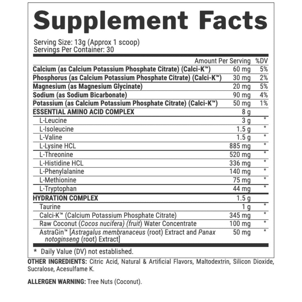 Nutrex Eaa + Hydration Essential Amino Acid