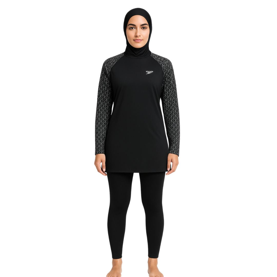 Speedo Performance Female 2Pcs Full Body Women -Black