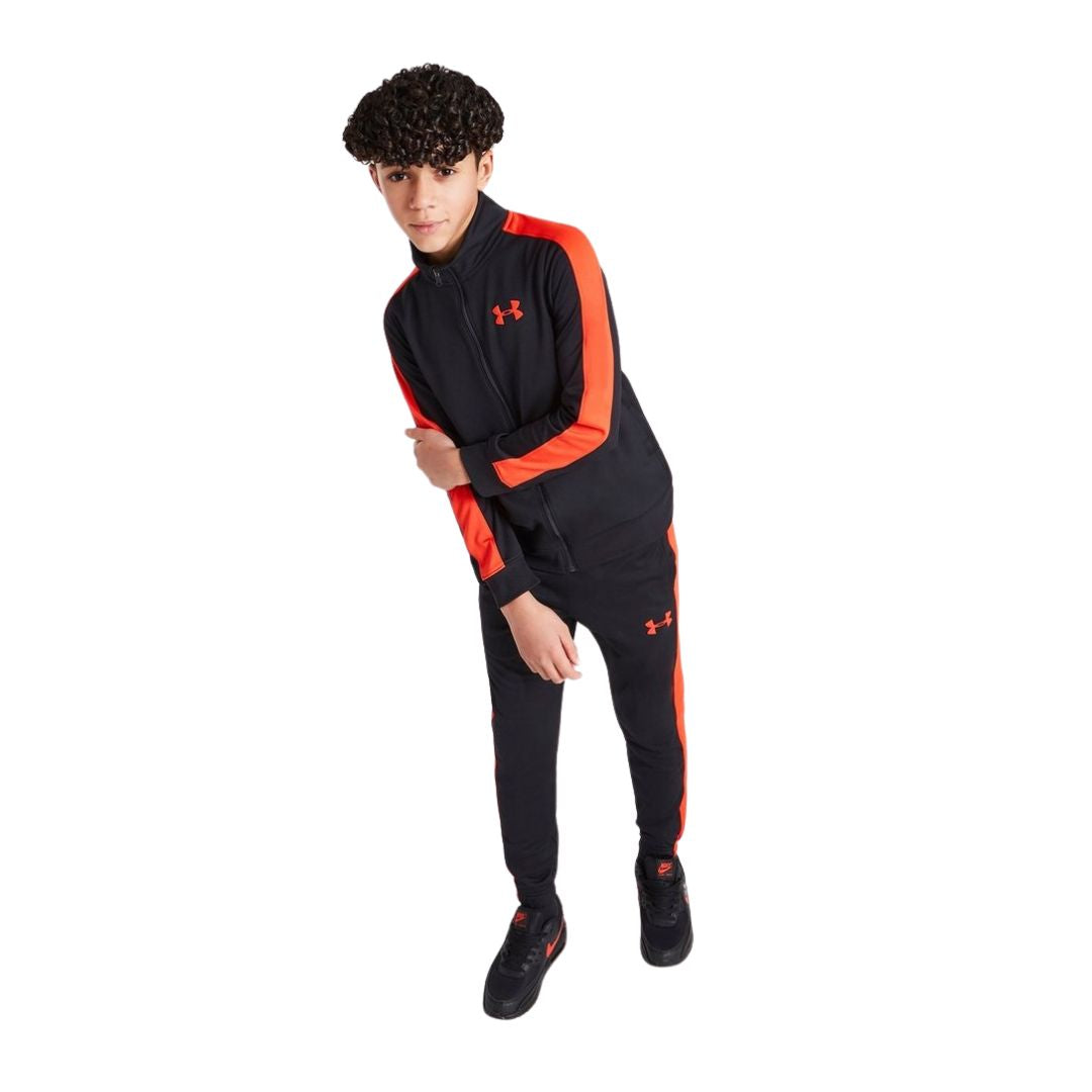 Under Armour Rival Knit Boys' Tracksuit Black/Red