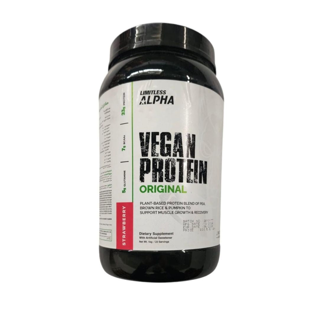 Limitless Alpha Vegan Protein -Straw