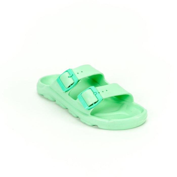Cubs Women Safari Slides -Mint Green