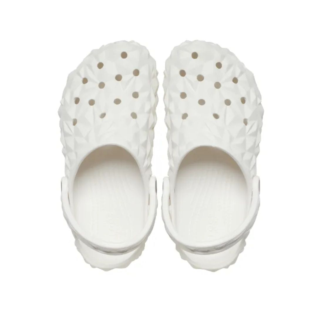 Unisex Crocs Classic Geometric Clog - White