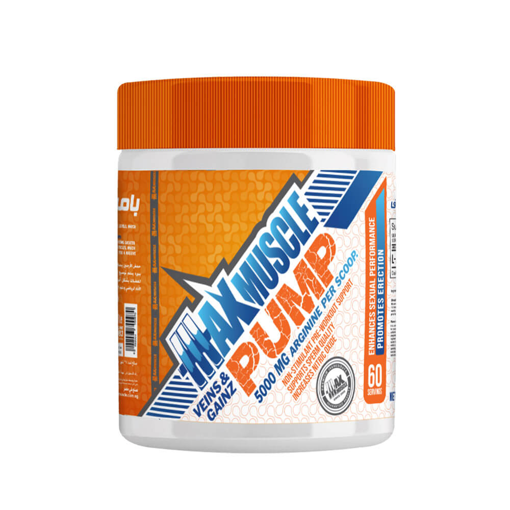 Max Muscle Pump 5000mg Arginine 60Serv