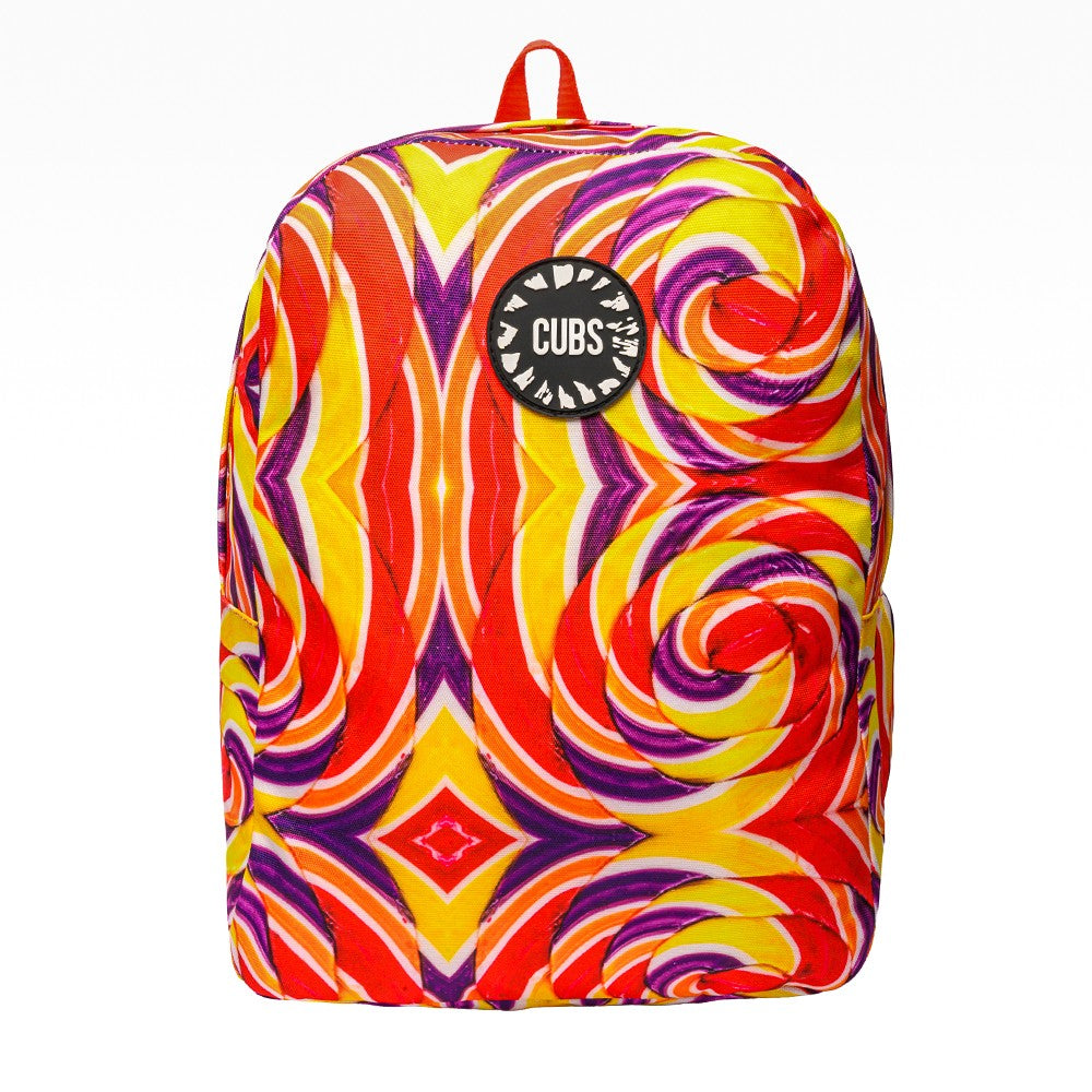 Purple & Red Candy Cane backpack Big & Basic