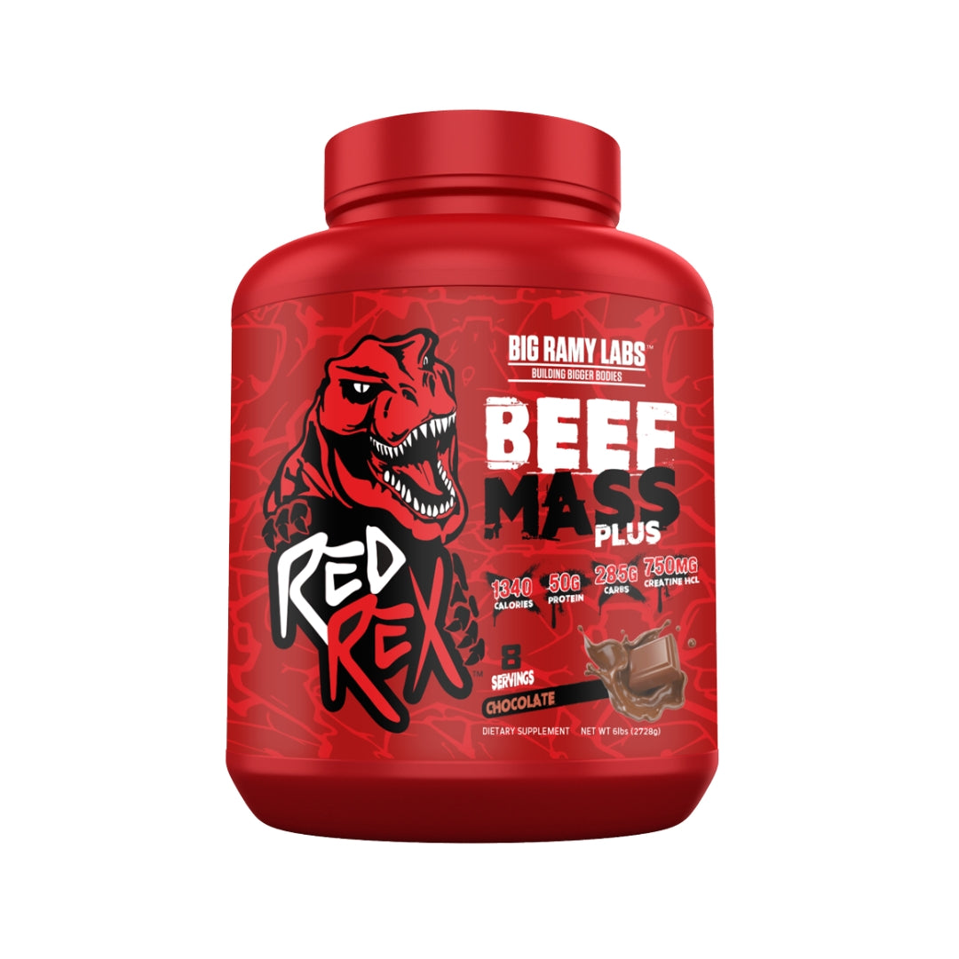 Red Rex Beef Mass Plus Chocolate 6LB: Muscle Growth & Size