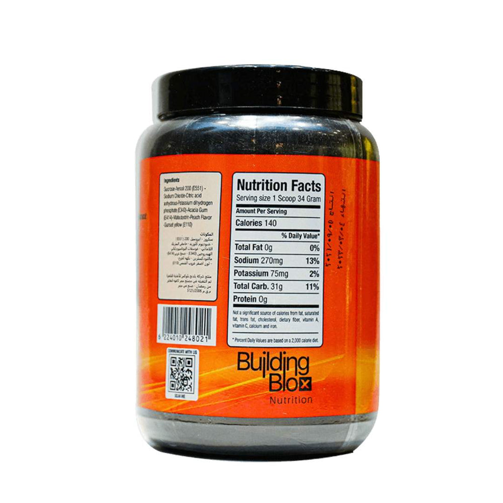 Building Blox LyteSpeed Electrolyte Sports Drink - Peach Flavor
