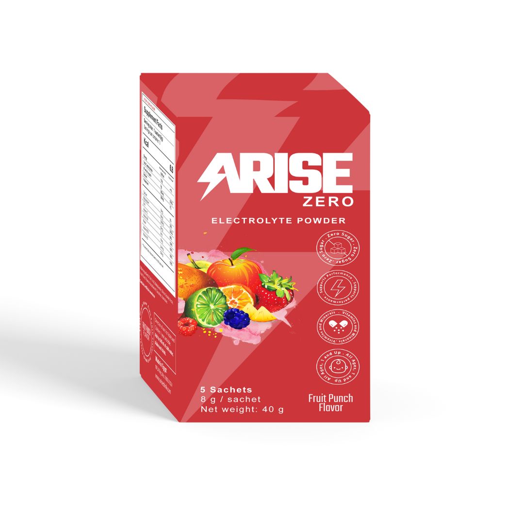 Arise Zero Electrolyte powder Fruit Punch Flavor 40 Gram