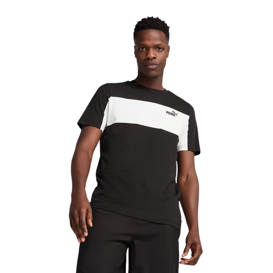 Puma Essentials Block Men's Tee -Black