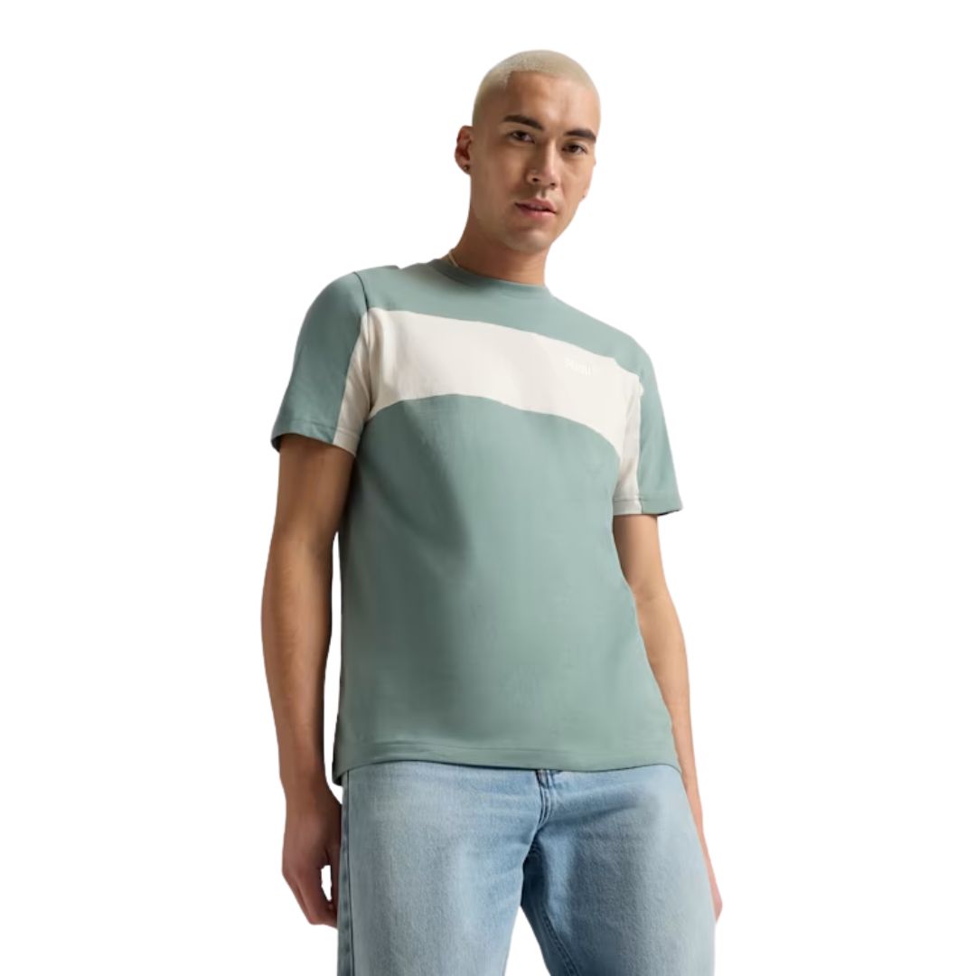 Puma Essentials Block Men's Tee -Green Moon