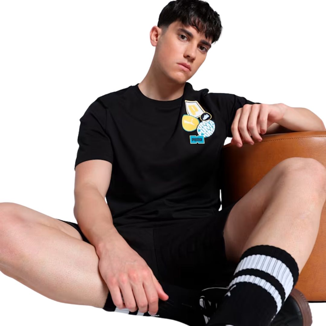 puma Graphics Icon Men's Tee -Black