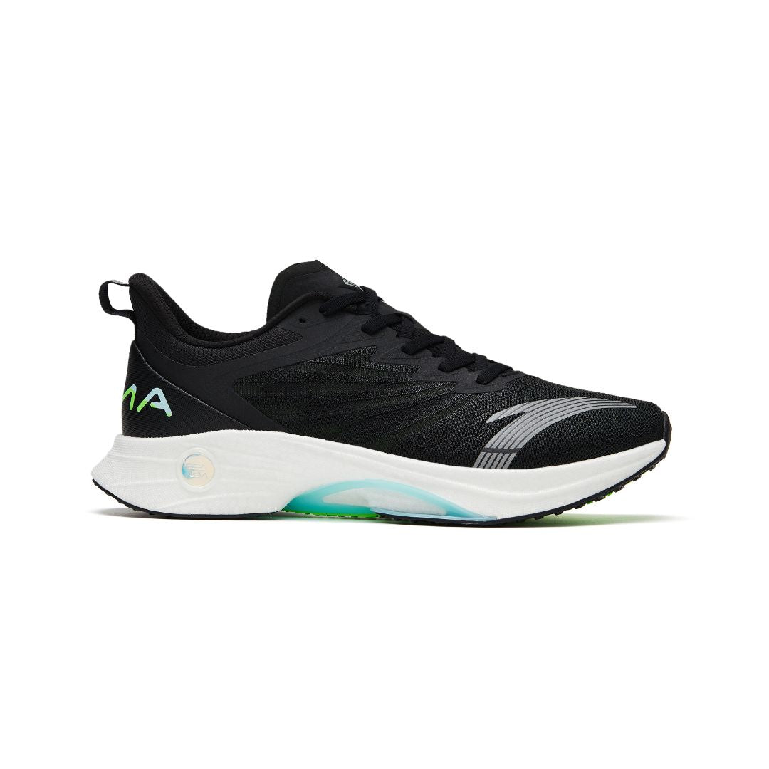 Anta Mach 3.0 Men's Running Shoes - Black/Green | Speed & Agile Runner