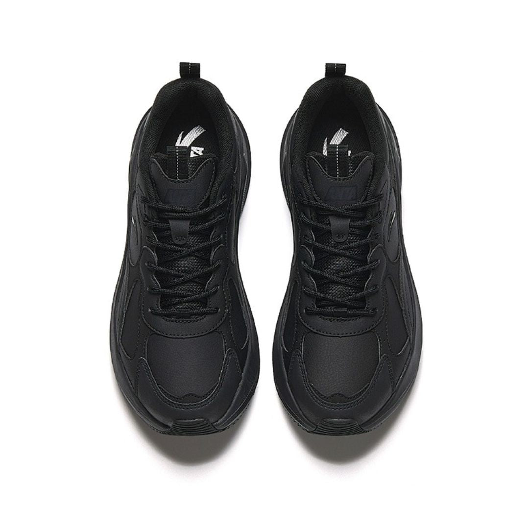 Anta Men Anti-Slip Wear-Resistant Running Shoes -Black
