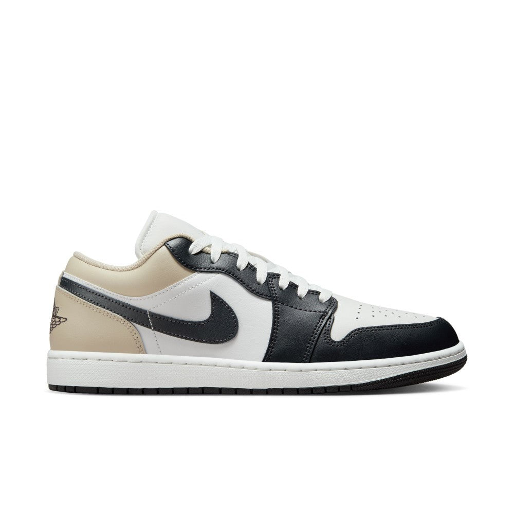 Nike Air Jordan 1 Low Men's Lifestyle Shoes Summit White/Rattan/Off-Noir