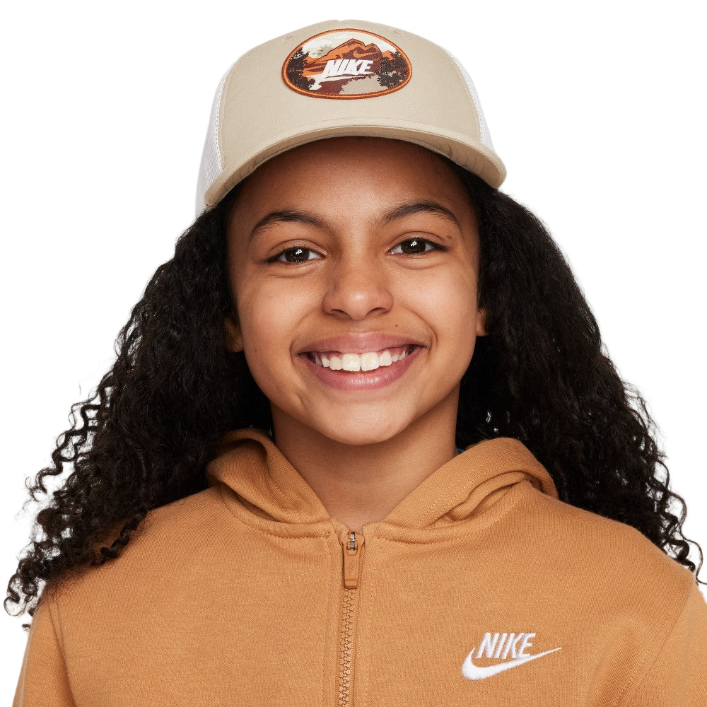Nike Rise Structured Outdoor Trucker Kids' Hat -Beige