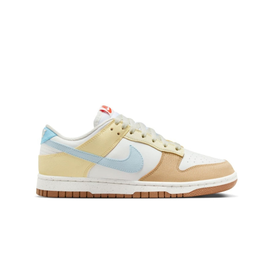 Nike Dunk Low Women's Lifestyle Shoes - White/Beige/Blue