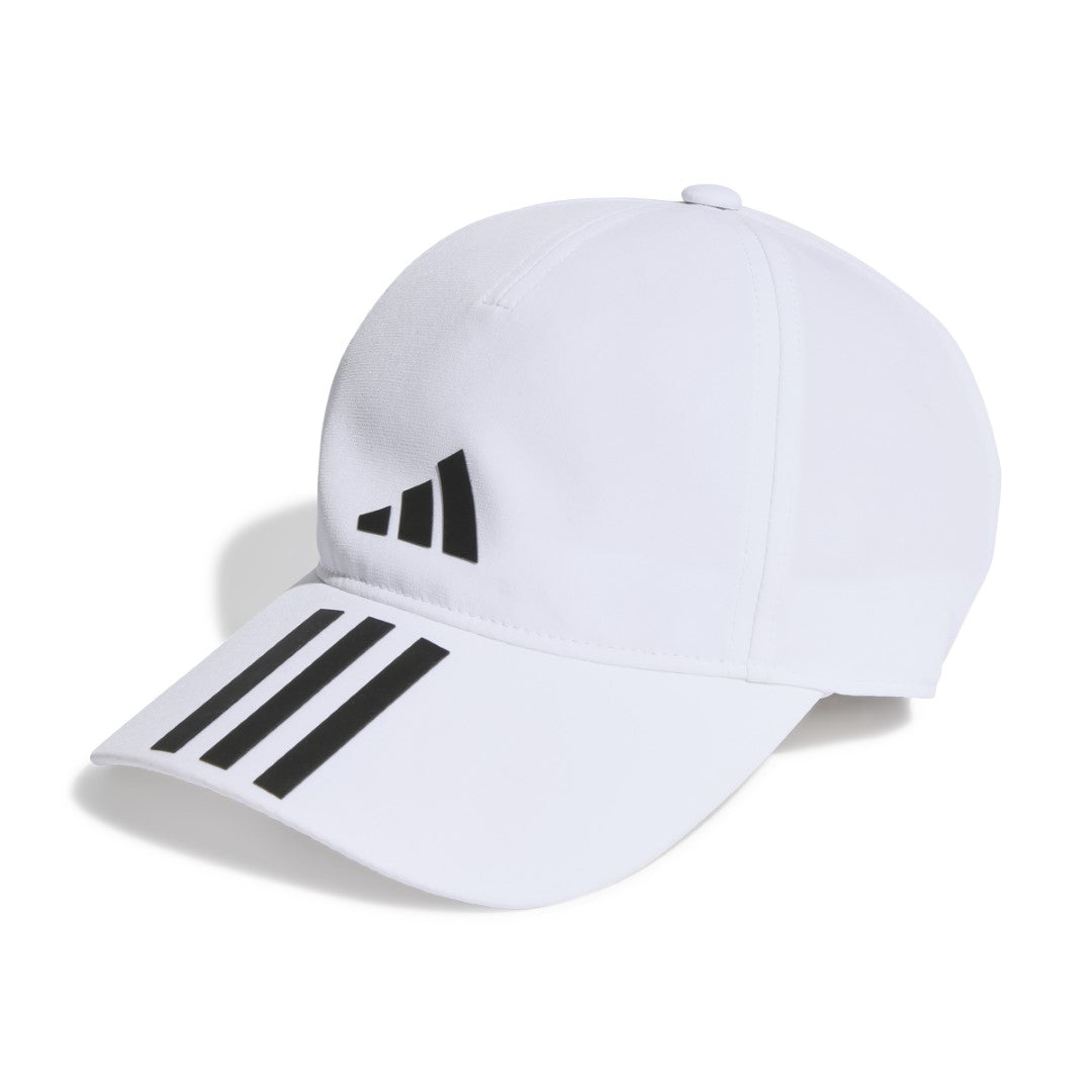adidas 3-Stripes AEROREADY Running Training Baseball Cap Unisex White