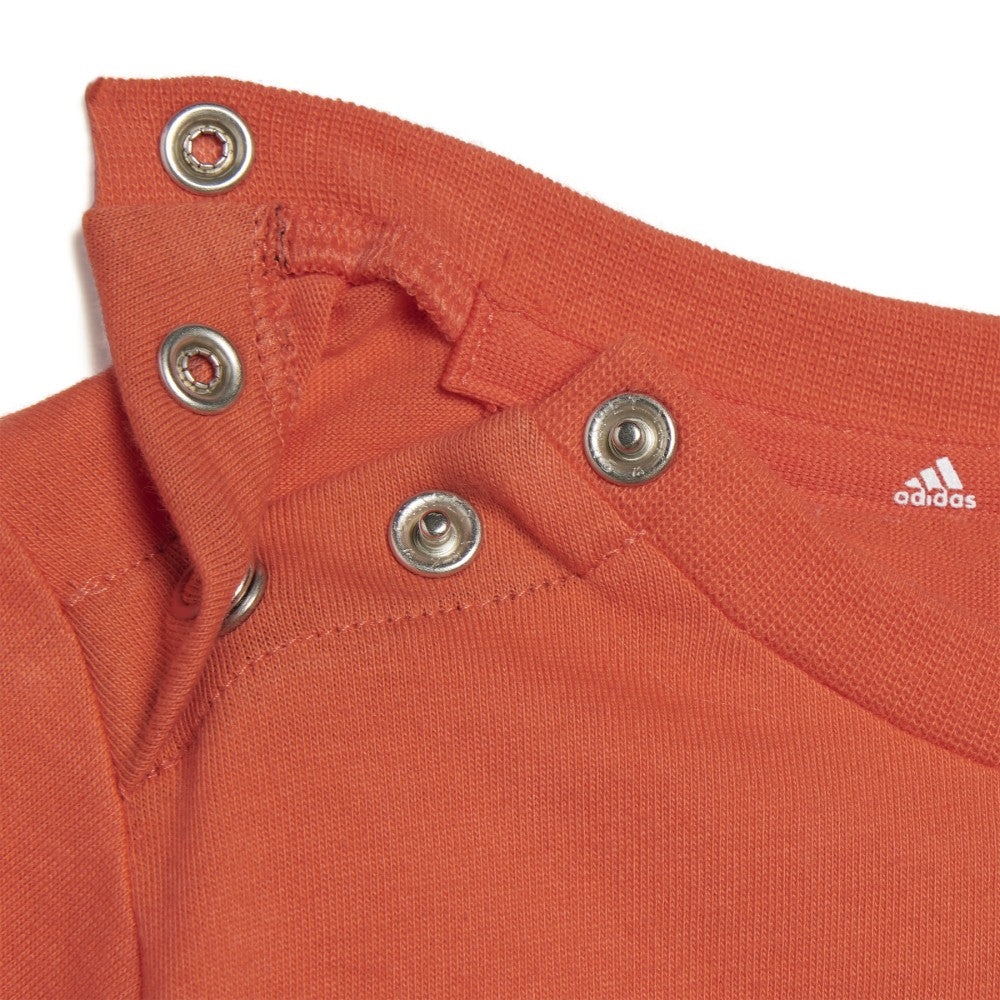 adidas Essentials Organic Cotton Tee and Shorts Set -Orange
