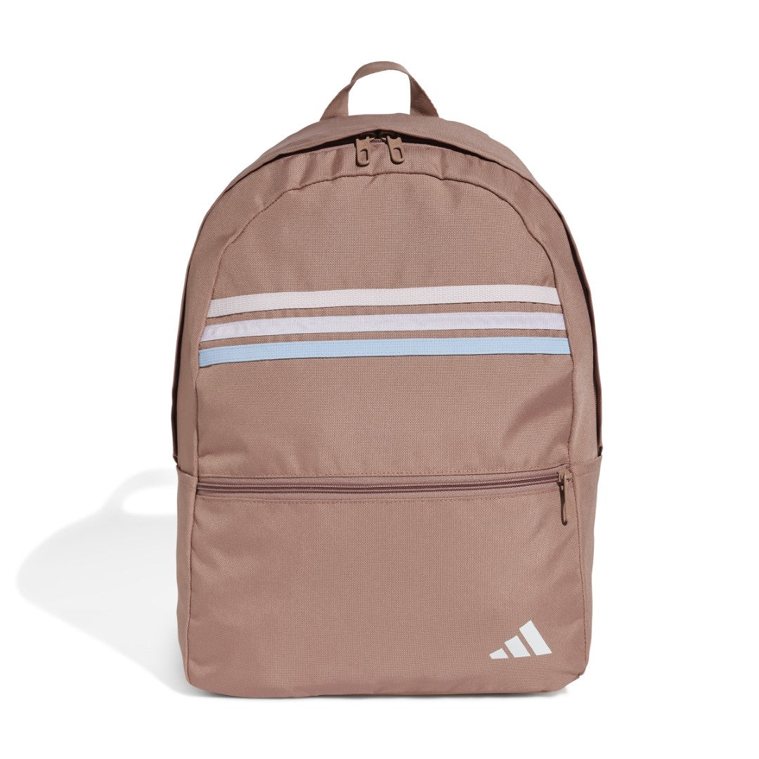 adidas Classic Back-to-School Stripes Backpack Unisex Pink