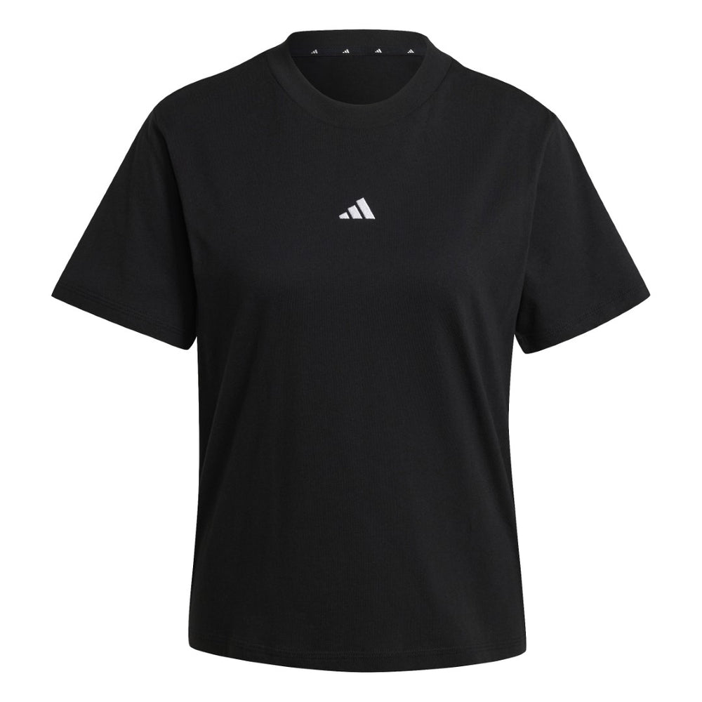 adidas Essentials Small Logo Cotton T-Shirt Women Black