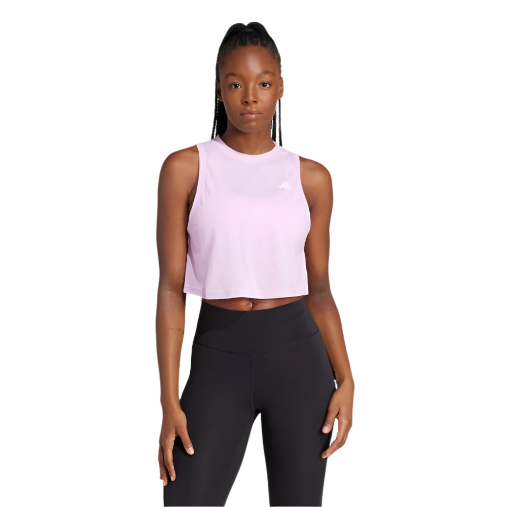 adidas Train Essentials Boxy Workout Tank Top Women Purple