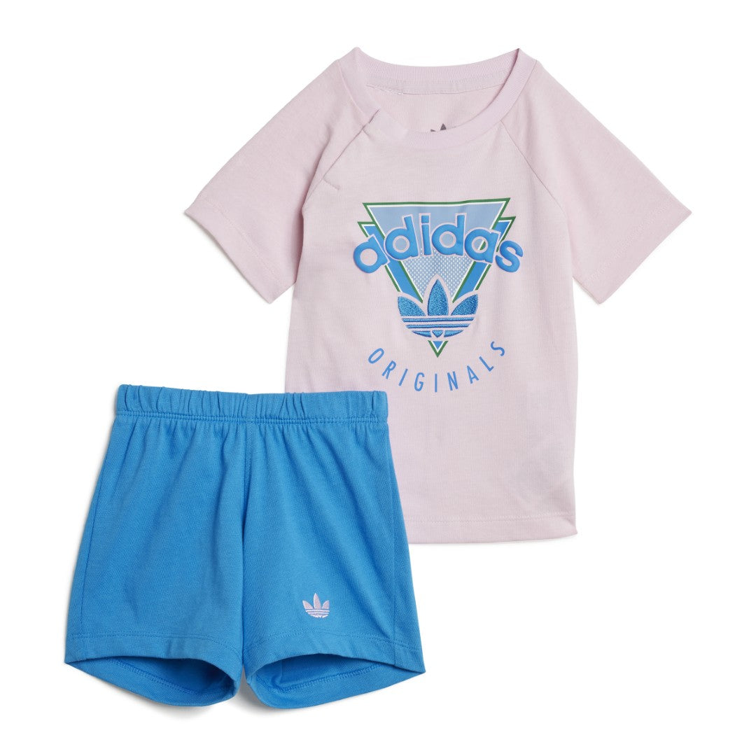 Adidas Originals Kids Shorts & Tee Set - Bold Graphic Infants