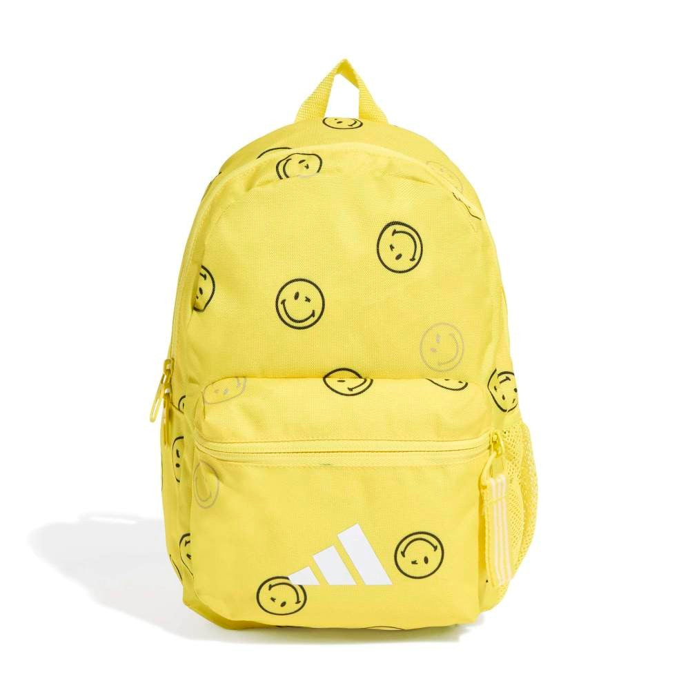 adidas smiley kids backpack unisex yellow