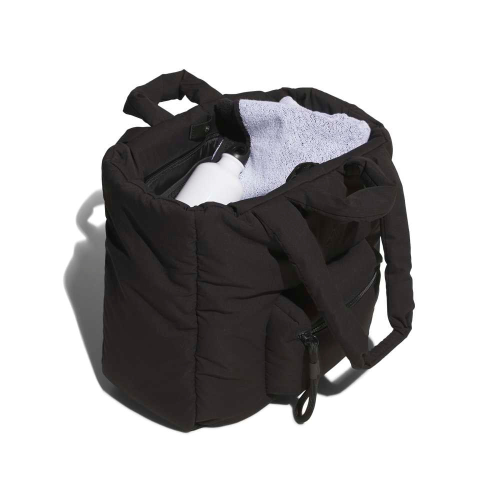 adidas must haves puffy tote bag Women black