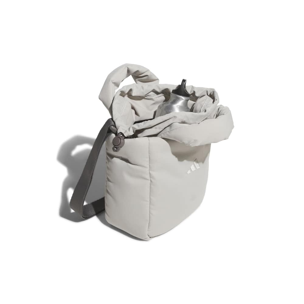 adidas must haves puffy small shoulder bag unisex grey