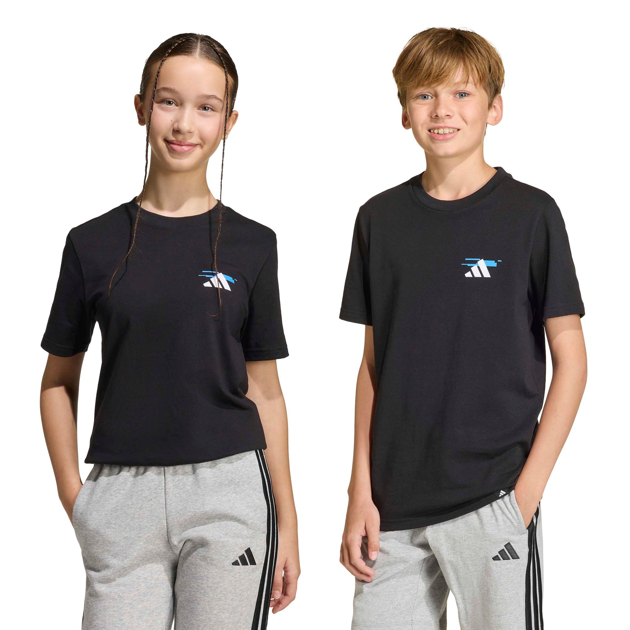 adidas Gaming Graphic T-Shirt Kids - Black - Soft Cotton & Gaming Style