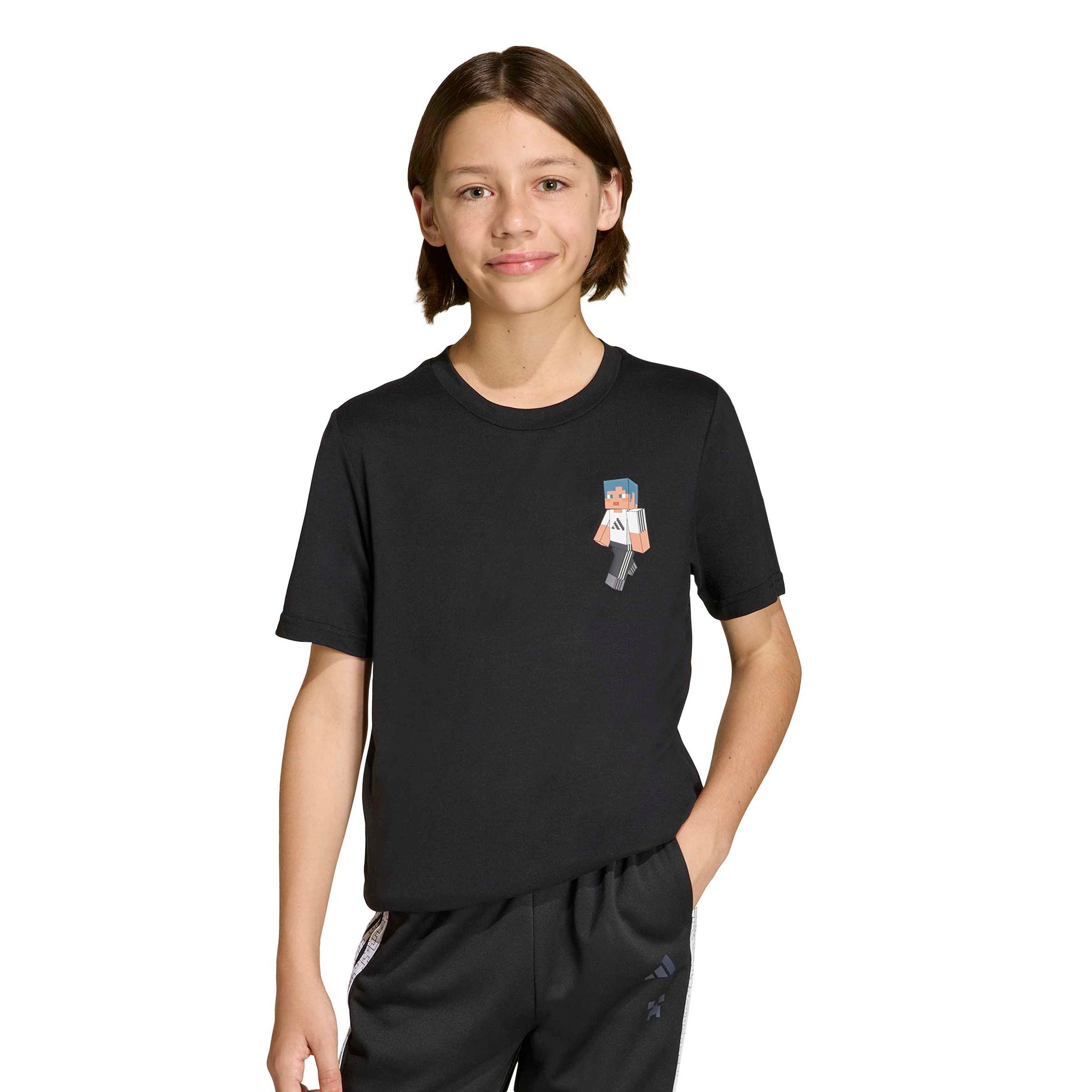 adidas Adidas Minecraft Training Boy's T-Shirt -Black