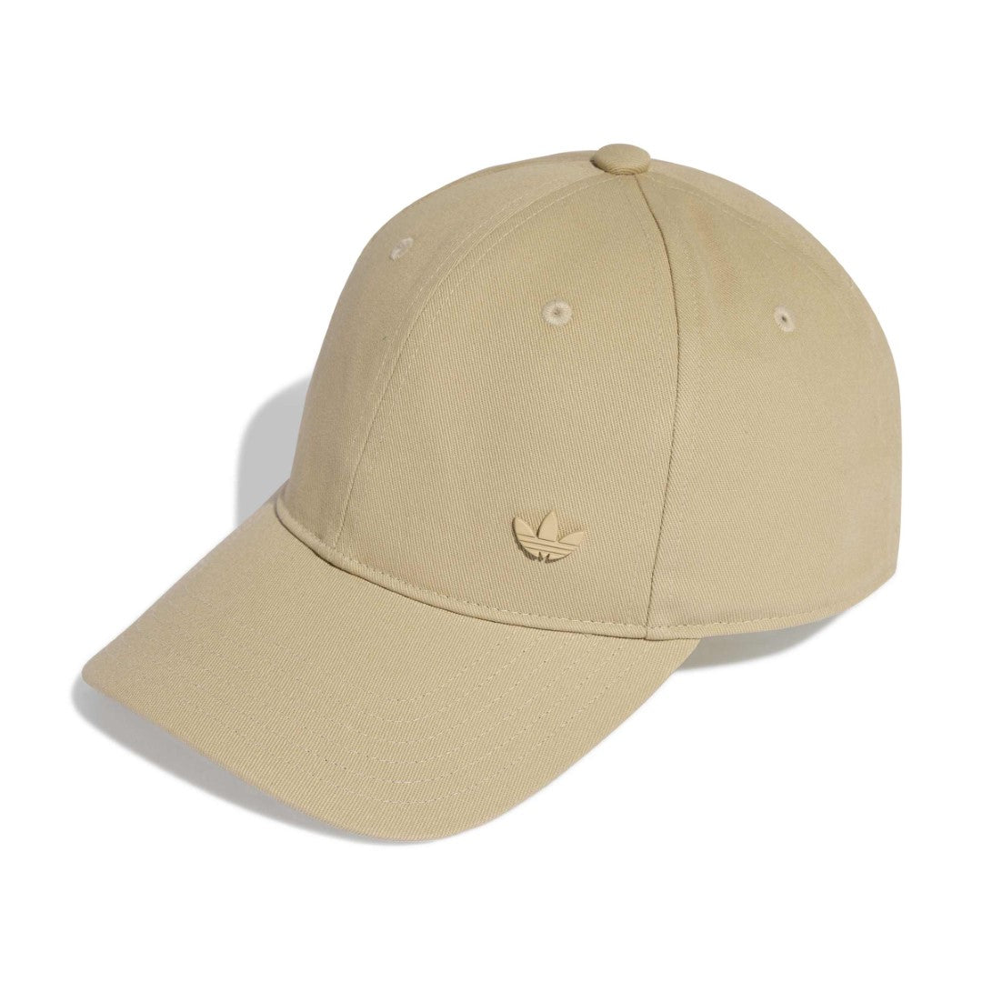 adidas Originals Everyday Icons Dad Cap - Beige Metal Trefoil Hat