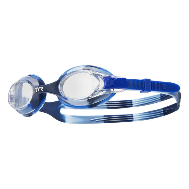 TYR Swimple Tie Dye swimming Goggles -Blue/Navy