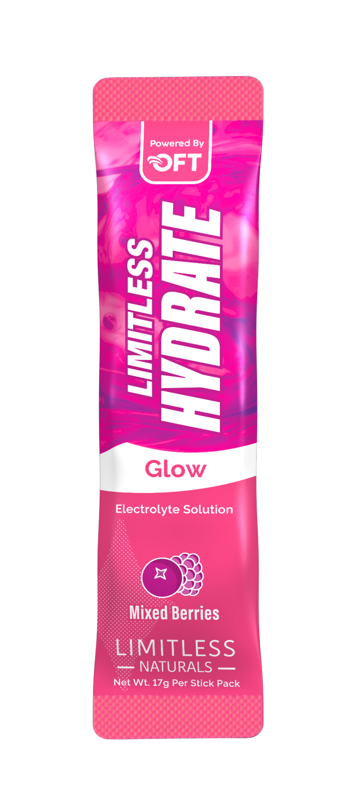 Limitless Hydrate Glow Mix Berries 6 Stick Pack