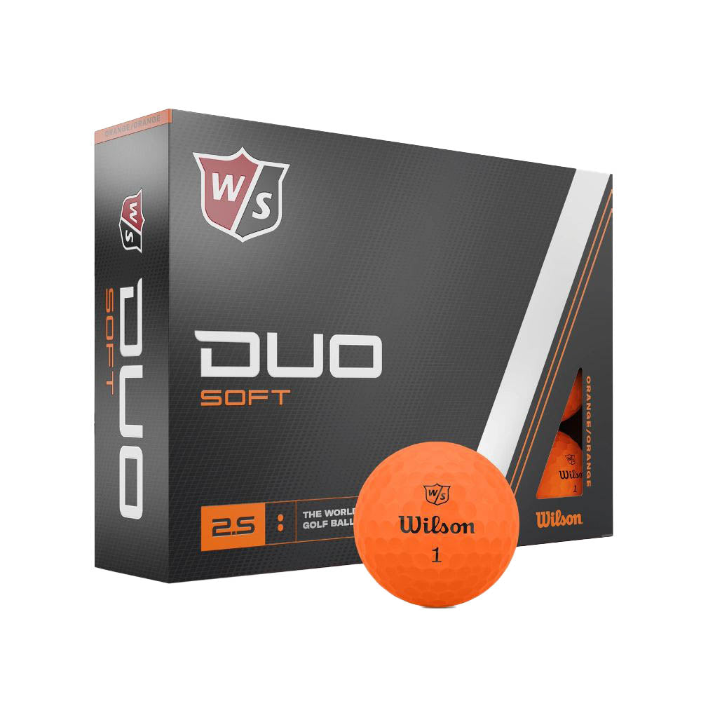 Wilson Duo Soft Orange 12 Golf Balls