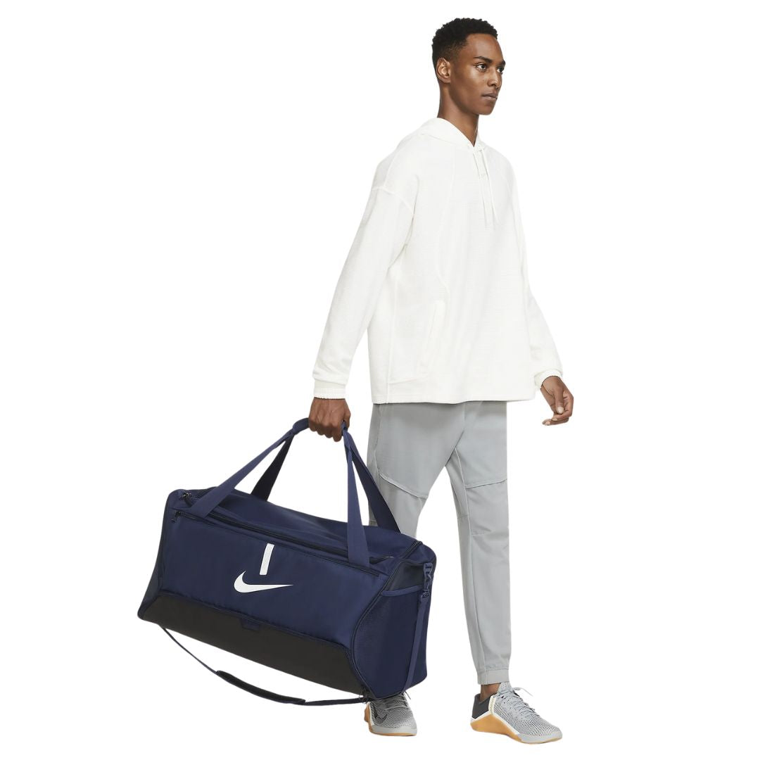 Nike Academy Team Football Duffel Bag (Large, 95L) Navy