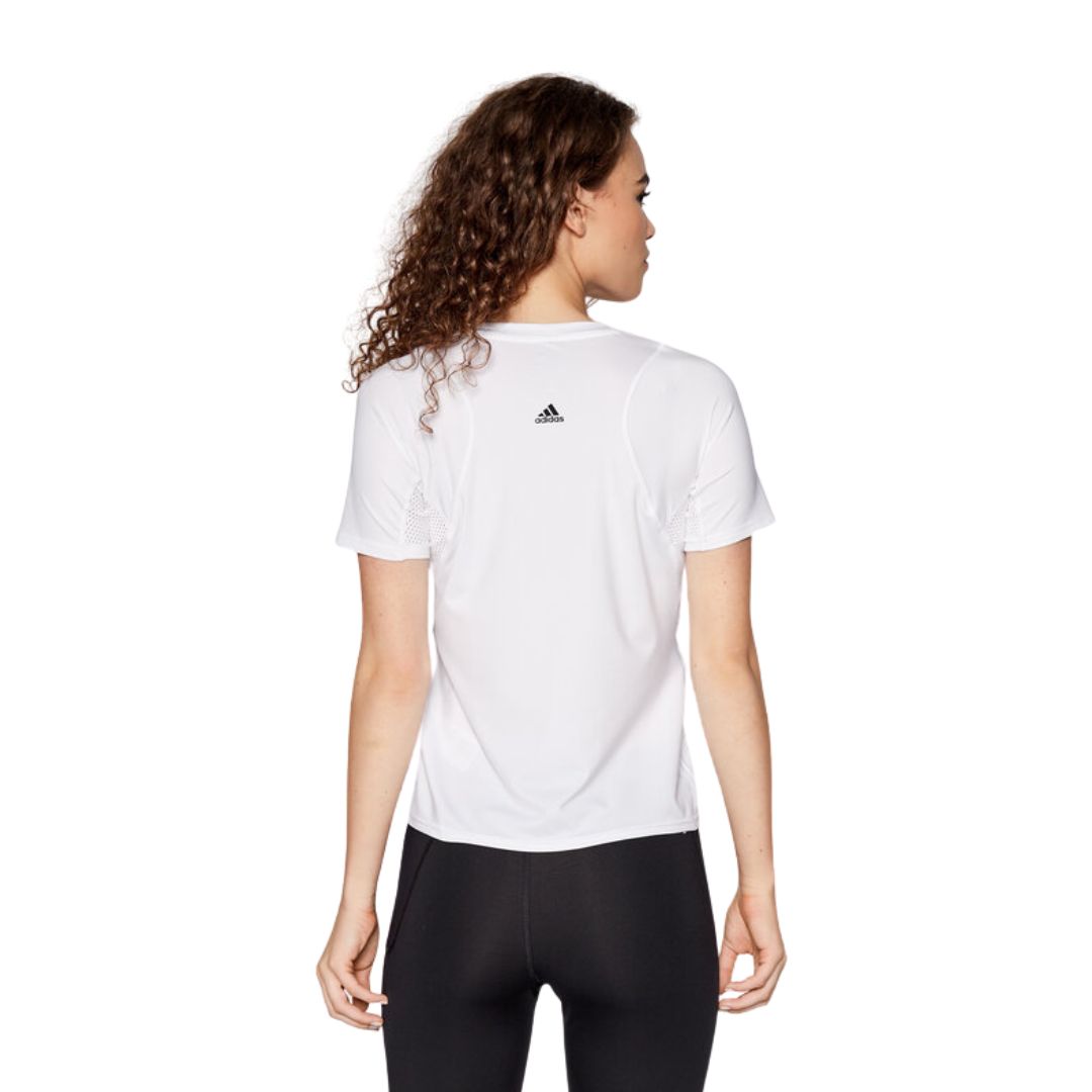 adidas Run Fast Running Women's T-Shirt w=White