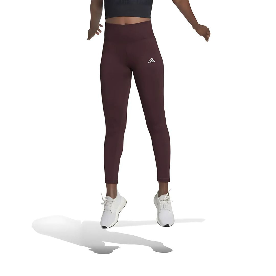 adidas AEROKNIT 7/8 Sports Women's Leggings Burgundy