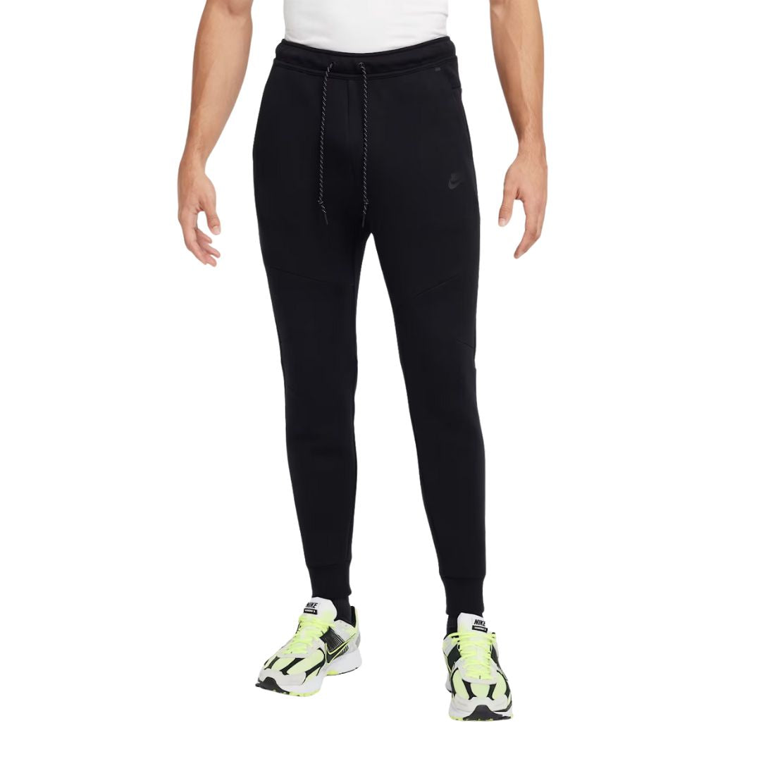 Nike Tech Men's Fleece Joggers - Black/Black - Style HV0959-010