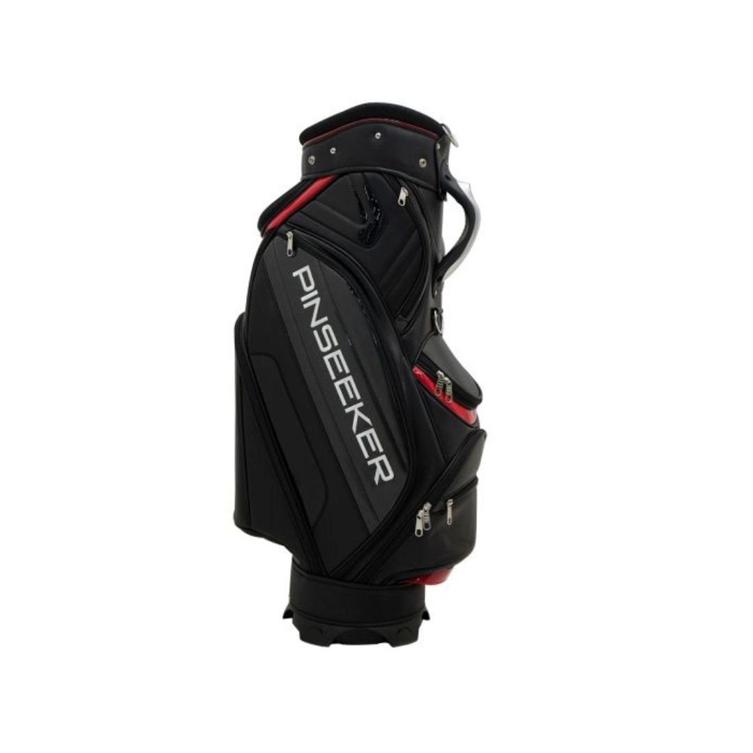 Pinseeker Men's 12-Piece Complete Golf Set - Black/Red | Right-Handed