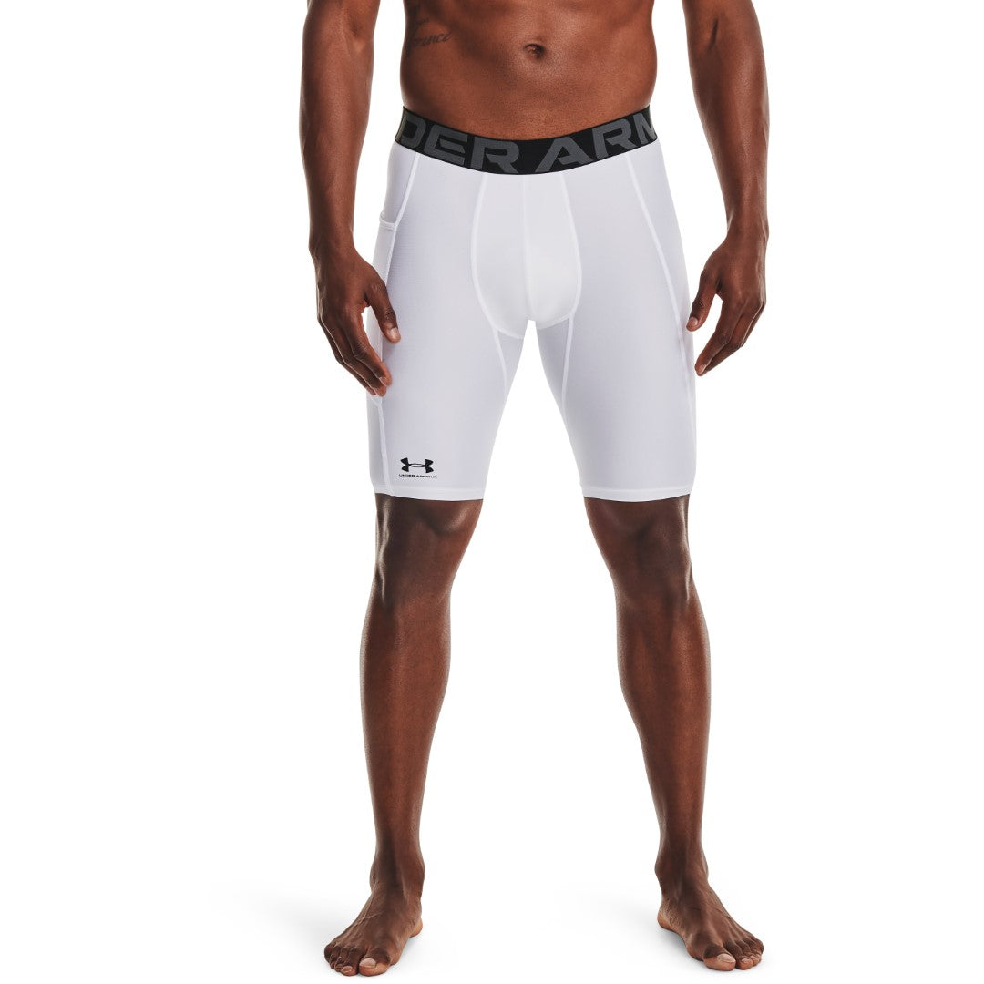 Under Armour HeatGear® Pocket Men's Long Shorts White