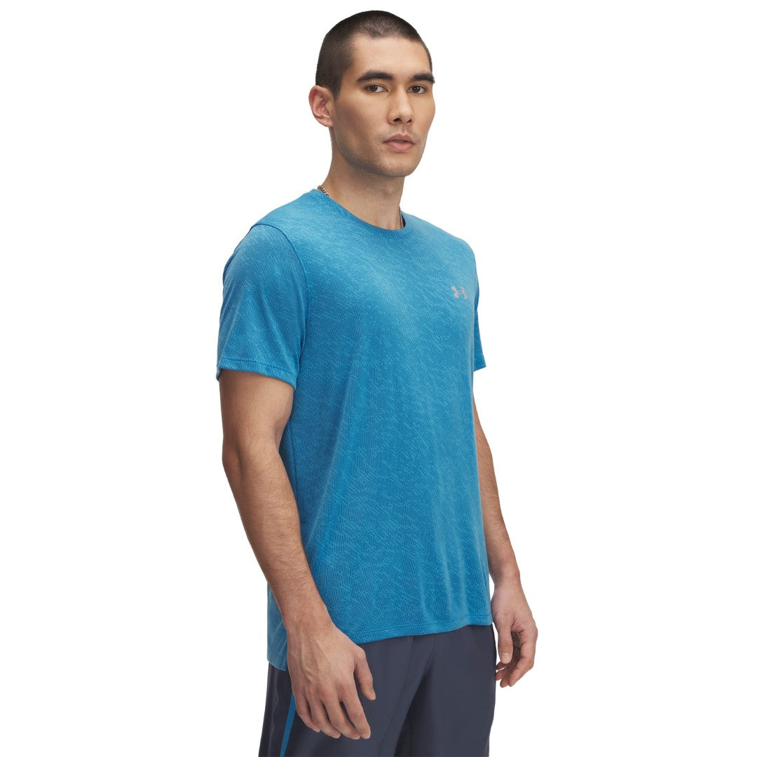 Under Armour Launch Camo Men's T-shirt Blue