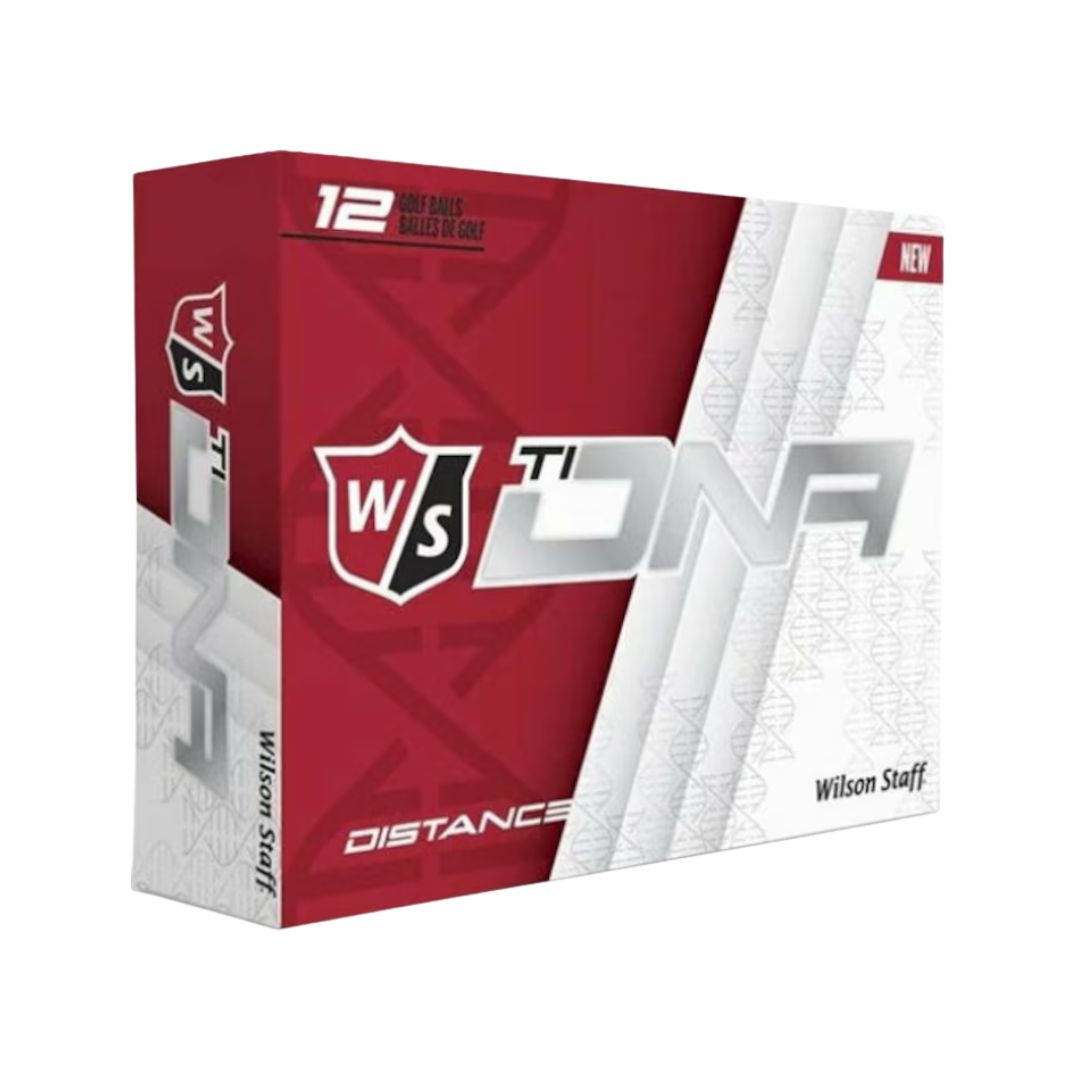 Wilson Ti DNA 12-Pack Golf Balls - White, 2-Layer
