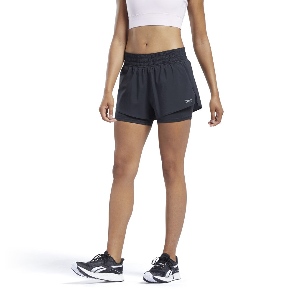 Reebok Work Out Ready Run 2 In 1 Shorts