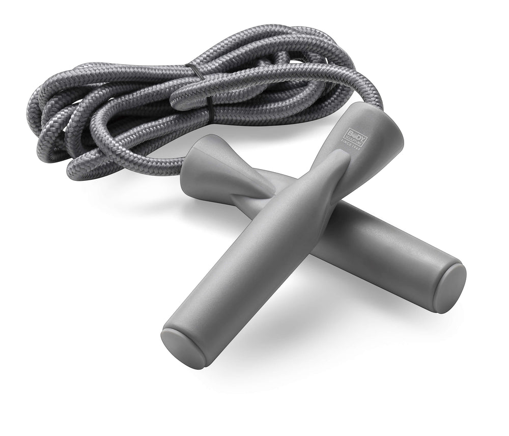 Body Sculpture Skip 9 PP Jump Rope With Plastic Handles Grey BK-135